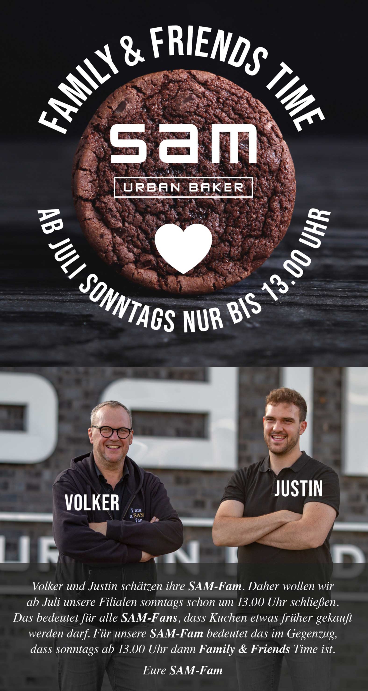SAM urban baker Feiertage - SAM urban baker