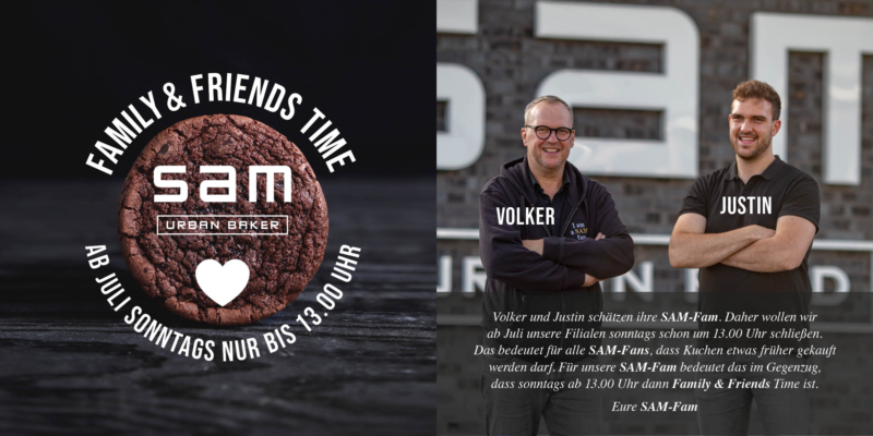 SAM urban baker Feiertage - SAM urban baker